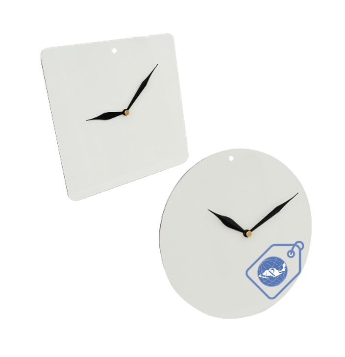 Reloj de MDF 5mm Circulo / Cuadrado 20cm – CPS México